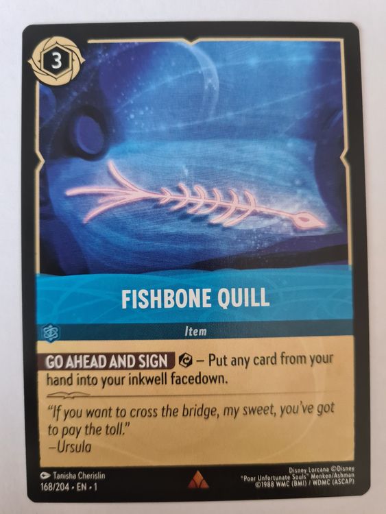 Lorcana, Fishbone Quill, 168/204-EN-1 | Kaufen auf Ricardo