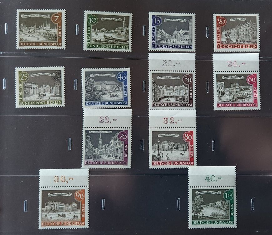 Berlin-Mi 218-229 ** Satz (1962) (Neu (gemäss Beschreibung)) in Hittnau für CHF 1.6 – mit ...