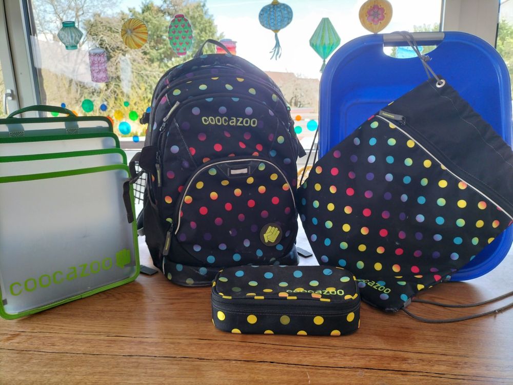 Cooler Coocazoo Schulsack mit div. Zubehör | Kaufen auf Ricardo