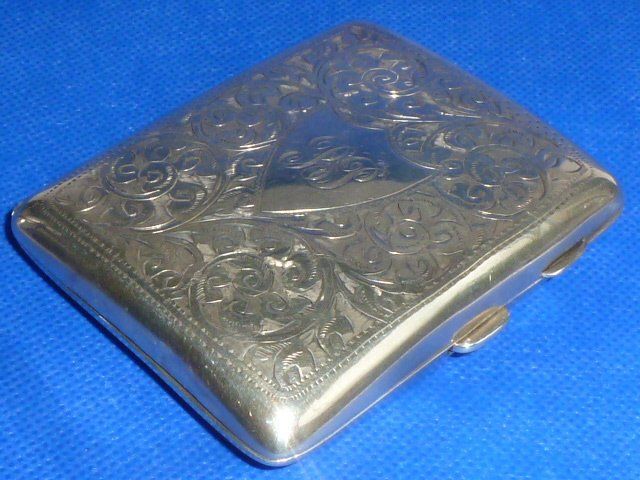 Antike Zigarettenetui,Silber Sterl.,1922 | Kaufen auf Ricardo