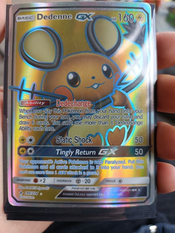 sammelkarte Pokemon Dedenne GX 195/234 | Kaufen auf Ricardo