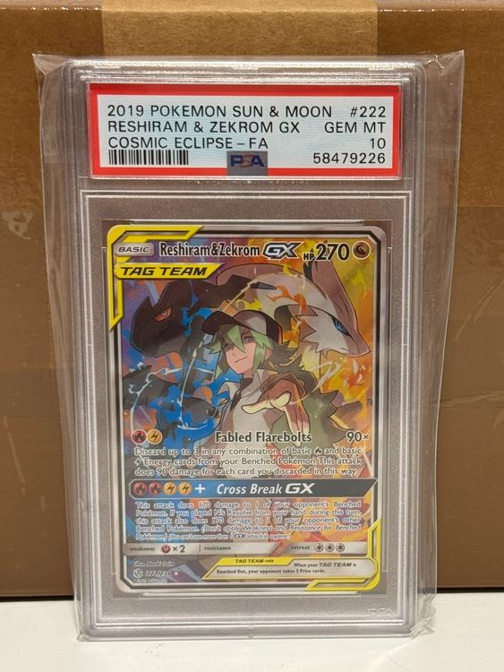 Pokemon Reshiram & Zekrom GX PSA 10 | Kaufen auf Ricardo