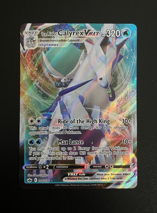 Pokémon Ice Rider Calyrex VMAX 046/198 | Kaufen auf Ricardo