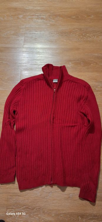 Red Springfield Men's Zip-Up Sweater (Neu (gemäss Beschreibung)) in ...