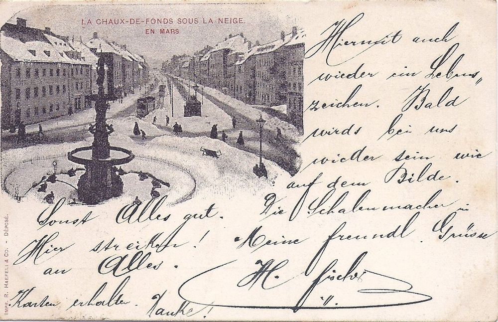 LA CHAUX-de-FONDS, le POD sous la neige en mars | Kaufen auf Ricardo