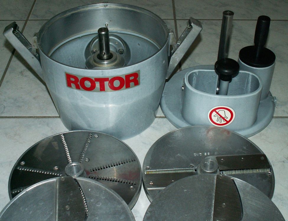 Küchenmaschine ROTOR / Messerscheiben wie ANLIKER (Gebraucht) in ...