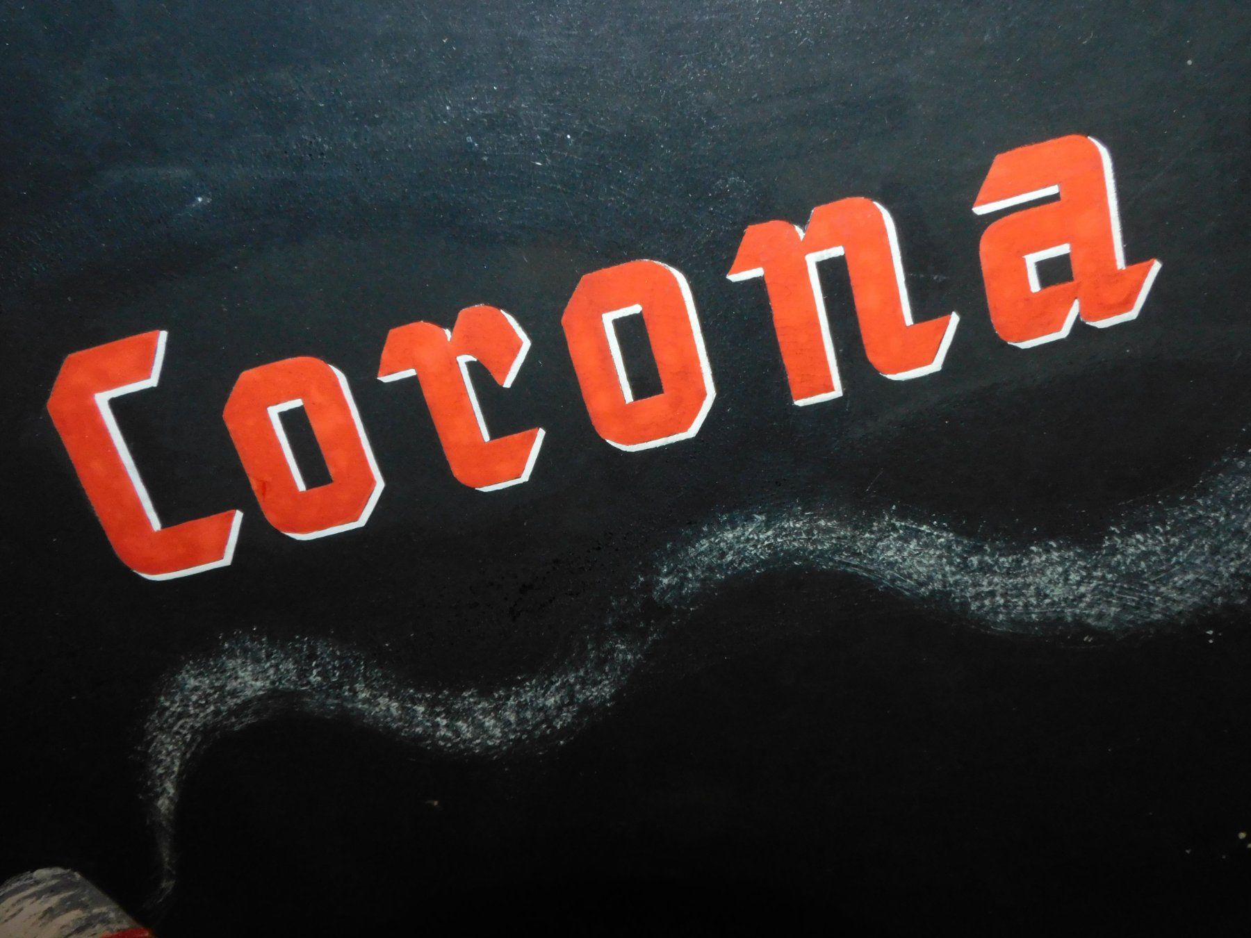 Werbeplakat ein Origianl Collage Zeichnung - Corona Zigarre (Gebraucht ...