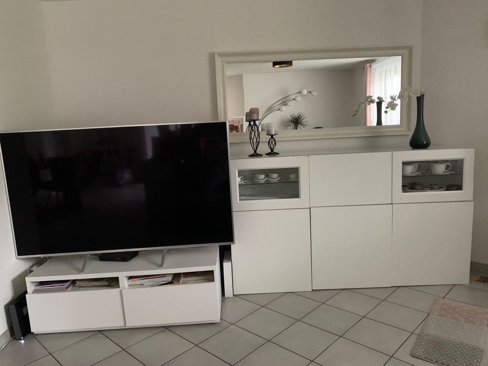 BESTA Wohnzimmermöbel,Lowboard Vitrine/Kommode und Spiegel | Kaufen auf ...