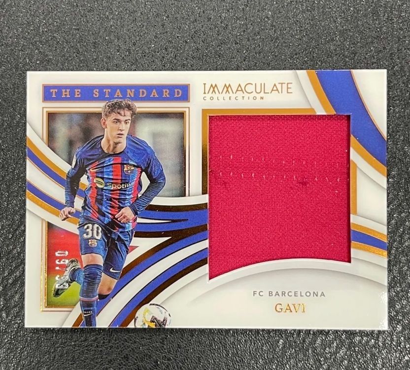 2022-23 Panini Immaculate The Standard Relikte Gavi 9/99 FC | Acheter ...