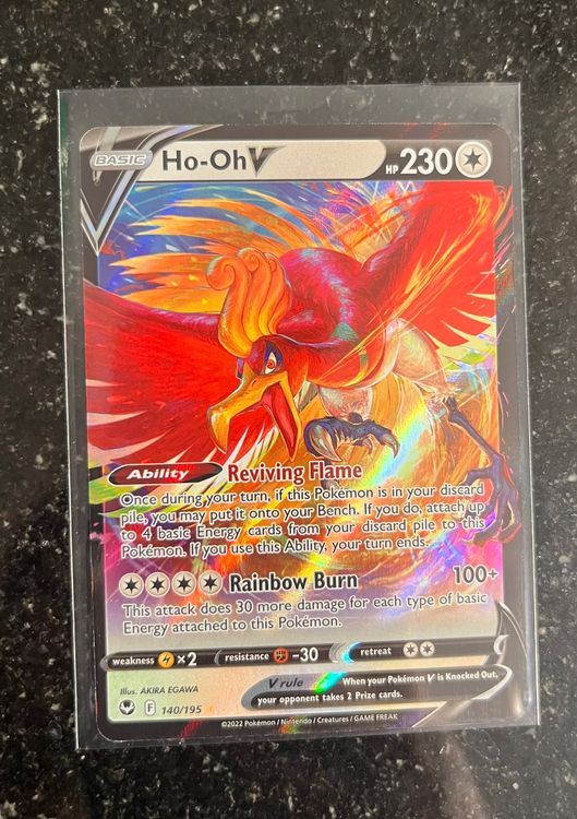 Ho-Oh V 140/195 Pokemon Silver Tempest | Kaufen auf Ricardo