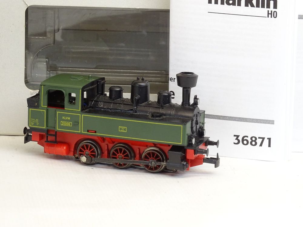 Märklin 36871 Dampflok KLVM Digital, Grün, H0,WS/AC,OVP | Kaufen auf ...