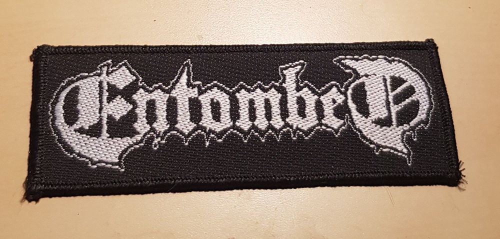 Entombed - Swedish Death Metal Logo Aufnäher Patch | Kaufen auf Ricardo