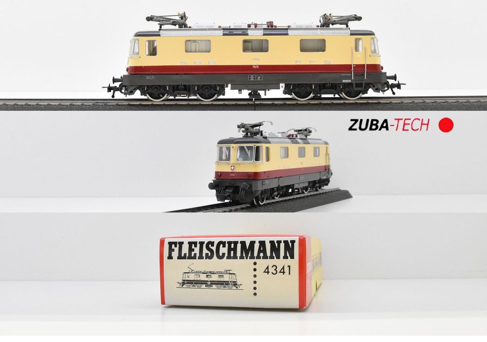 Fleischmann 4341 E-Lok Re 4/4 II TEE SBB H0 GS Analog OVP | Kaufen auf ...