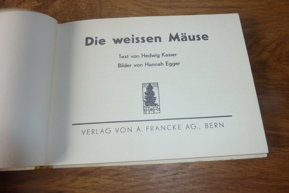 Die weissen Mäuse,H.Kasser,H.Egger,Künstlerinnen,antik (Gebraucht) in ...
