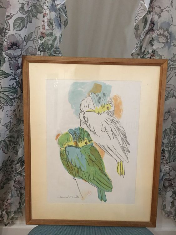 Fascinierte Litho von Heinrich Müller Lithographie Signiert (Gebraucht ...