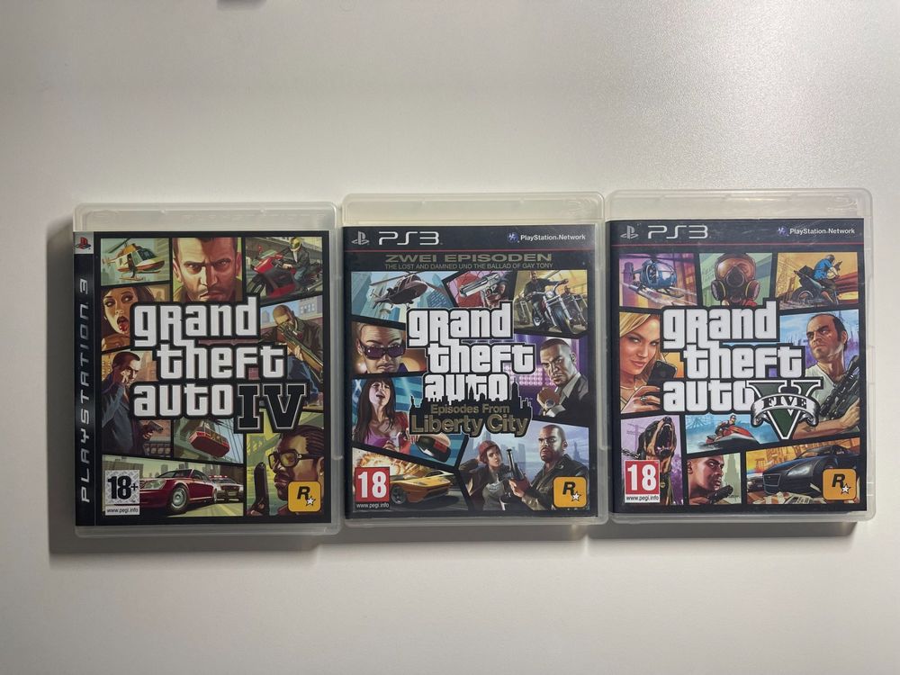 Grand Theft Auto Collection, GTA 4, GTA 5 Sony Playstation 3 | Kaufen ...
