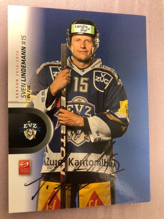 Sven Lindemann EVZ Kloten Hockey Card signiert | Kaufen auf Ricardo