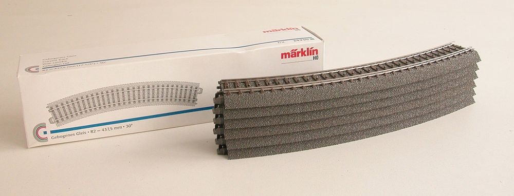 Märklin C-Gleis 6 Gleise gebogen 24230 Spur H0 neuwertig | Kaufen auf ...