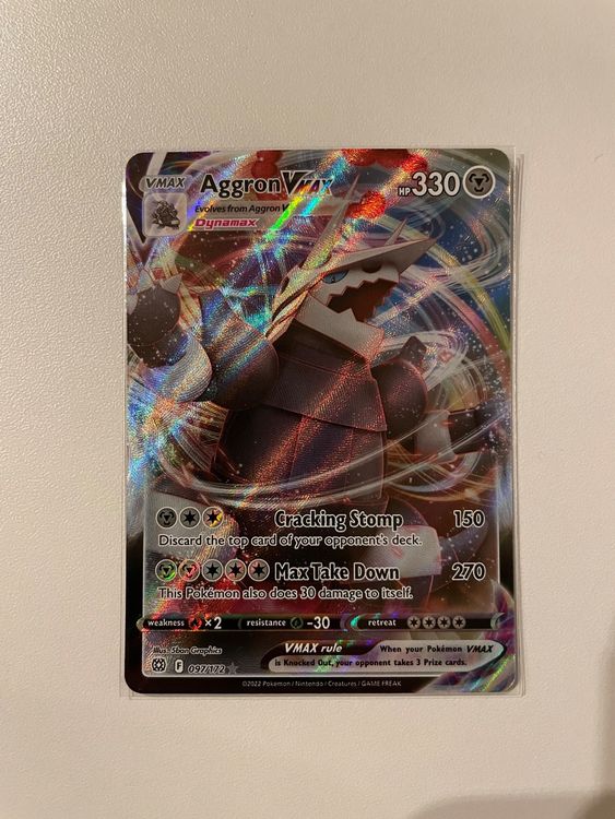 Pokemon Brilliant Stars Aggron Vmax | Kaufen auf Ricardo
