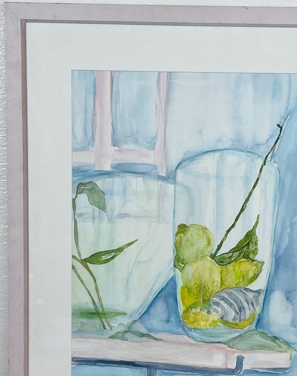 Wunderschöne Stilleben Aquarell Unleserlich Signiert | Kaufen auf Ricardo