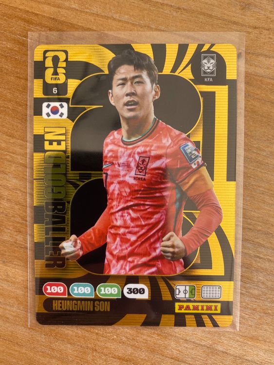 Panini FIFA World Cup 2026 Heungmin Son Golden Baller (Neu (gemäss ...