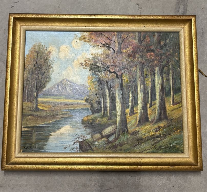 Antikes Gemälde / W.Spielmann (Gebraucht) in Thierachern für CHF 10 ...