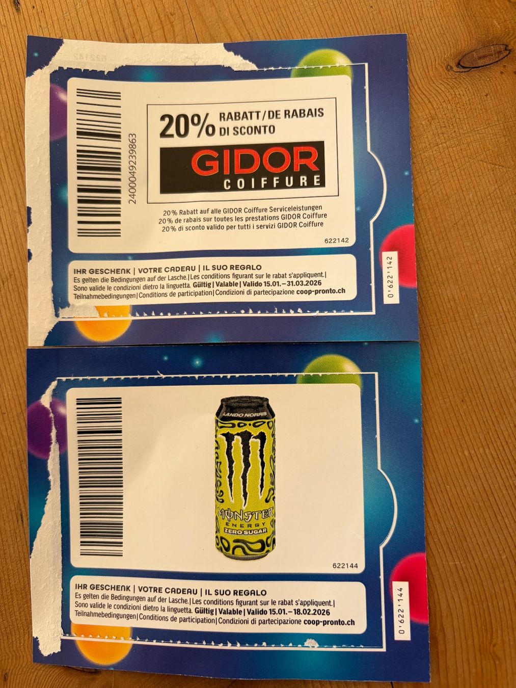 20% Rabatt Gidor Coiffure + Gratis Monster Energy Drink! (Gebraucht) in ...
