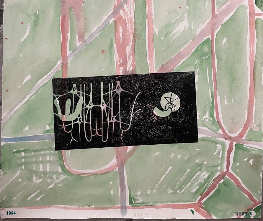 Rolf Winnewisser(1949)Grosse Aquarell aus Galleri aus Nachla (Gebraucht) in Root für CHF 185 ...