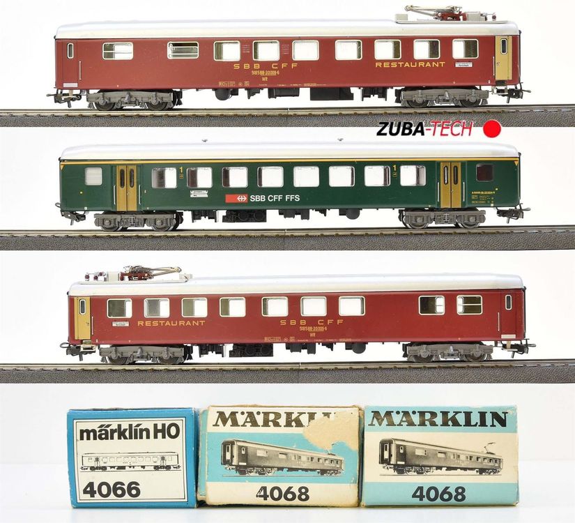 Märklin 3x Personenwagen SBB H0 WS OVP (Gebraucht) in St. Gallen für CHF 13.5 – mit Lieferung ...