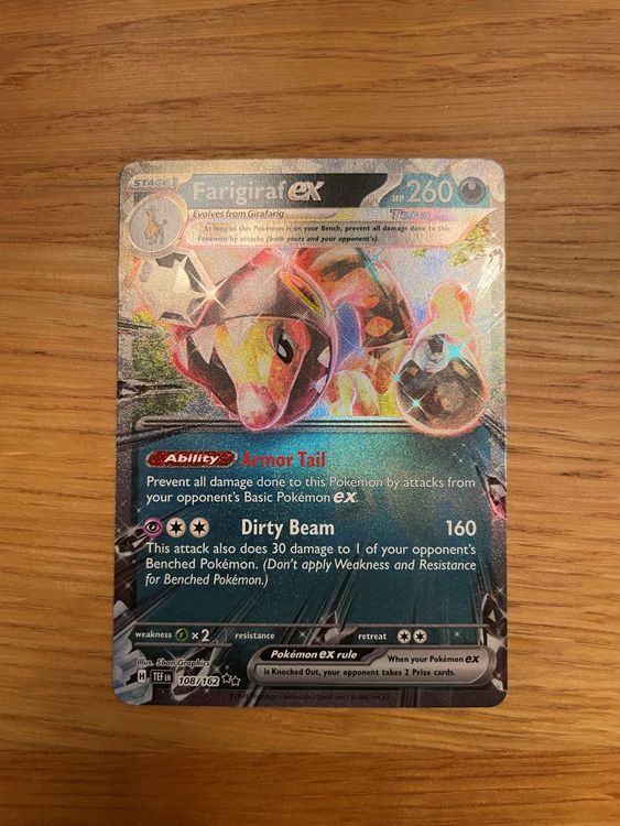 Farigiraf EX 108/162 - Pokemon Temporal Forces | Kaufen auf Ricardo