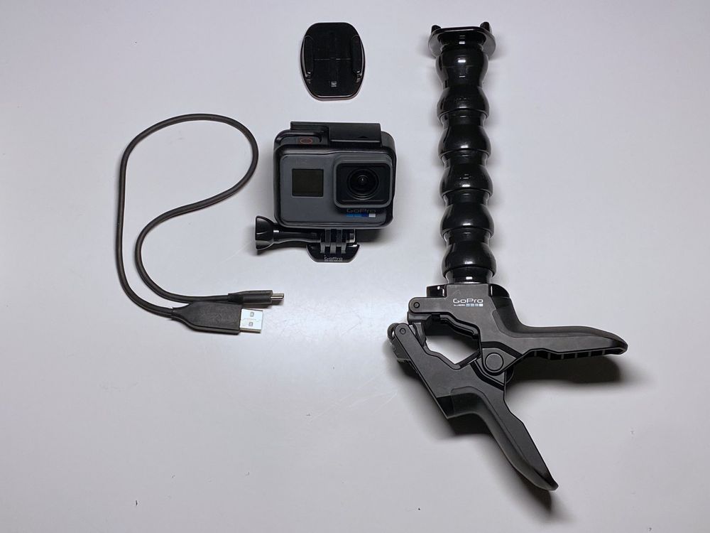 Go Pro Hero 6 mit Schutzhülle und Flex-Klemme (Gebraucht) in Aarau für ...