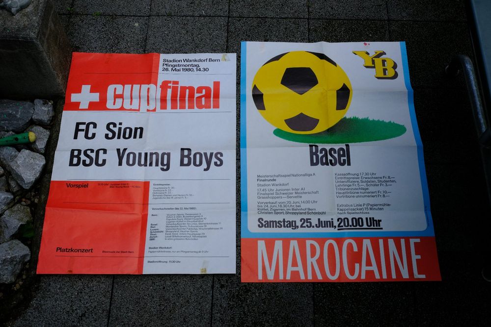 YB Cupfinal / Poster Album / Bilder/ Matchprogramm/ Fussball (Gebraucht ...