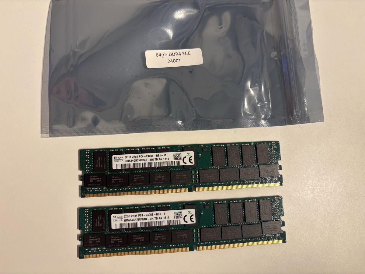 64GB (2x32GB) DDR4 ECC 2400T RAM für Server (Gebraucht) in Allschwil ...