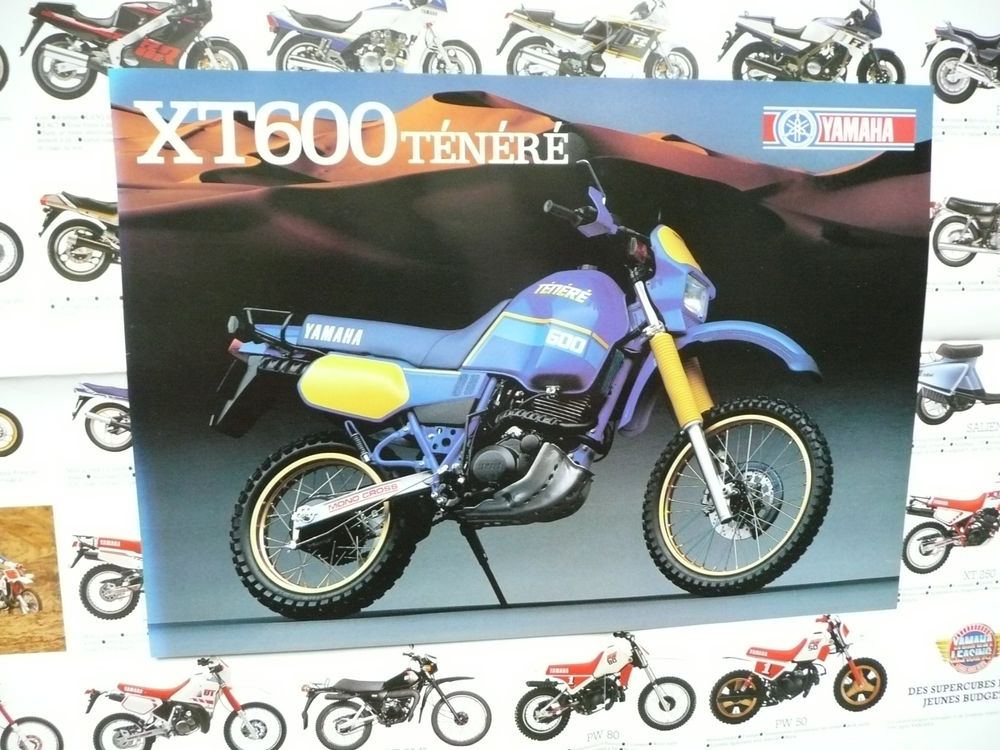 OLDTIMER PROSPEKT YAMAHA XT600Z TENERE+V-MAX+JAHRESPROGRAMM | Kaufen auf Ricardo