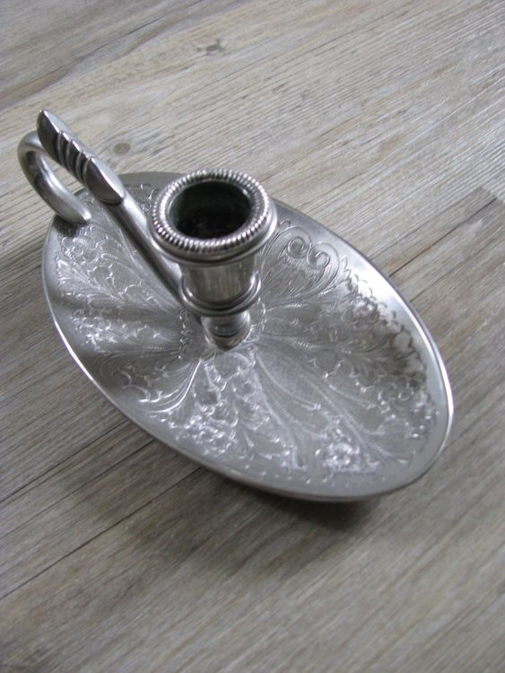 Bougeoir Vintage - SEBA England Silver Plated - Kerzenhalter | Kaufen ...