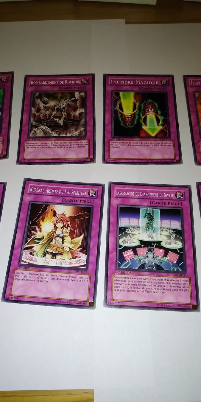 Lot de 16 cartes Yu-Gi-Oh! Piège rares 1 ère Edition (D'occasion) à ...