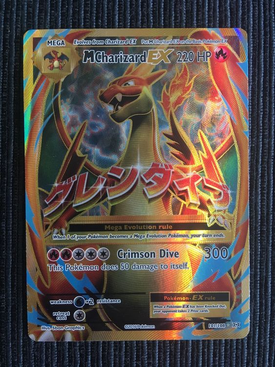 Pokemon Charizard EX Gold XY Evolutions (Gebraucht) in Wabern für CHF ...