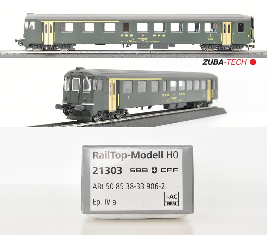 RailTop 21303 EW I ABt Steuerwagen der SBB, H0 WS mit OVP (Gebraucht) in St. Gallen für CHF 199 ...