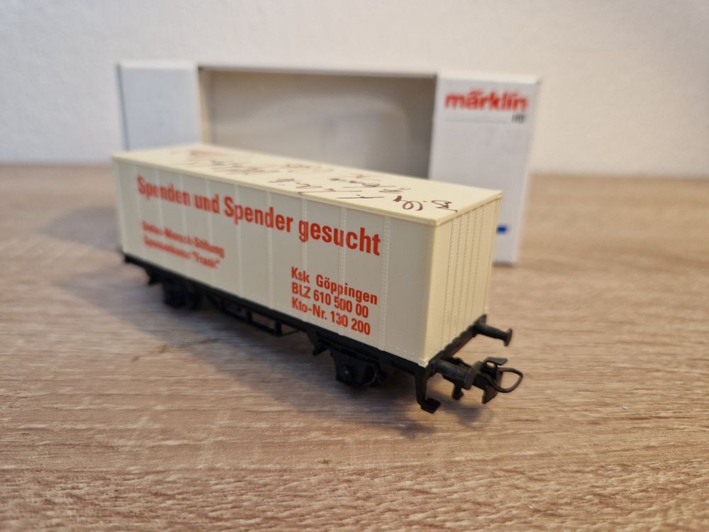 Märklin Containerwagen Stefan Morsch H0 OVP NEU (1) | Kaufen auf Ricardo
