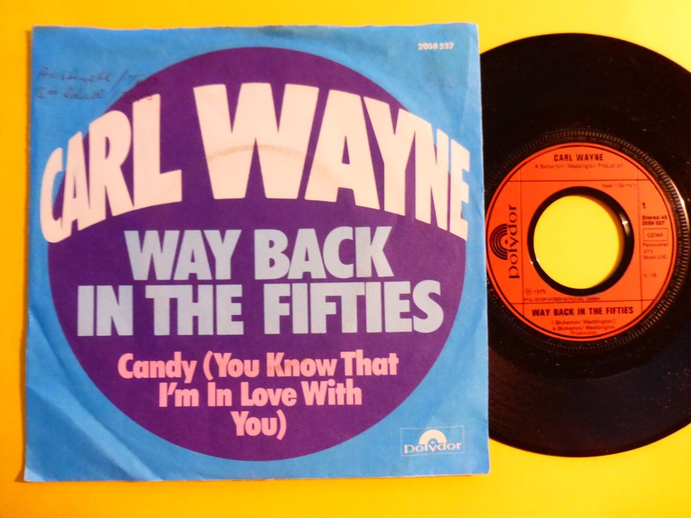 Carl Wayne – Way Back In The Fifties | Kaufen auf Ricardo