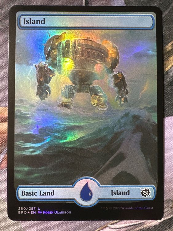 Full Art basic Land FOIL 280/287 Brothers War | Kaufen auf Ricardo