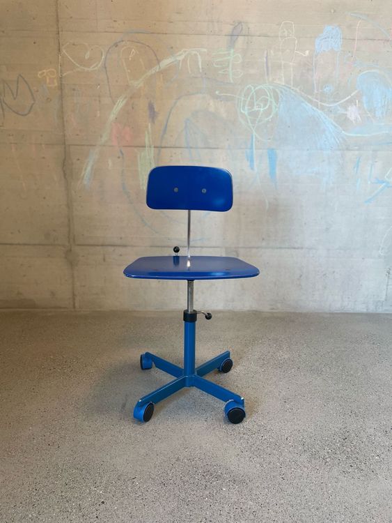 Vintage Kevi Stuhl, Top Zustand, Blau -Designer Stuhl (Gebraucht) in ...