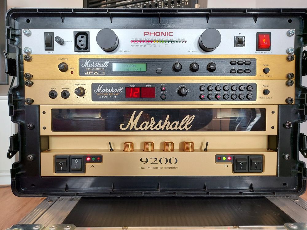 Marshall Rack mit Preamp JMP1, Effect JFX1, Amplifier 9200 (Gebraucht ...