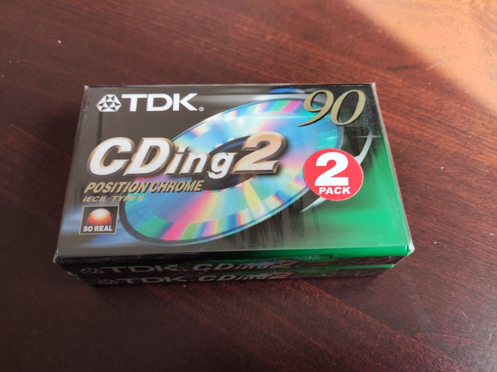 TAPE TDK CDing2 90 position Chrome IEC II / type II | Kaufen auf Ricardo