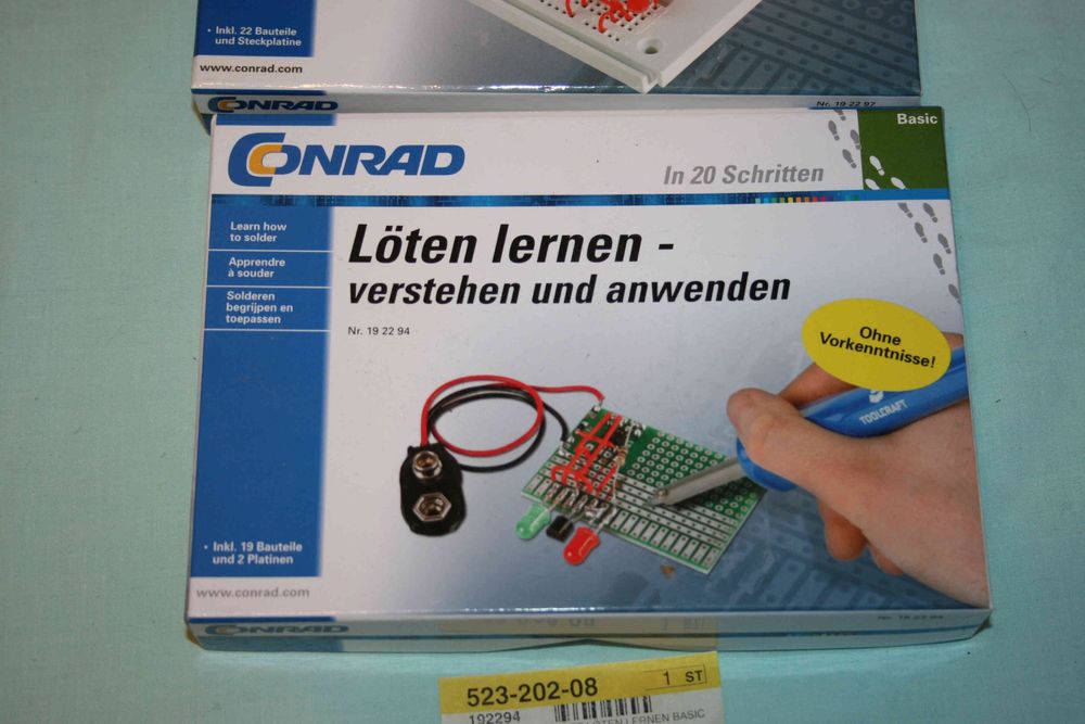 2 Elektronik Bausätze zum Lernen (Conrad). (Neu (gemäss Beschreibung)) in Cadenazzo für CHF 8 ...