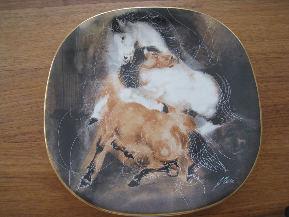 Sammelteller Rosenthal Die dynamischen Pferde des Hans Erni (Neu (gemäss Beschreibung)) in ...