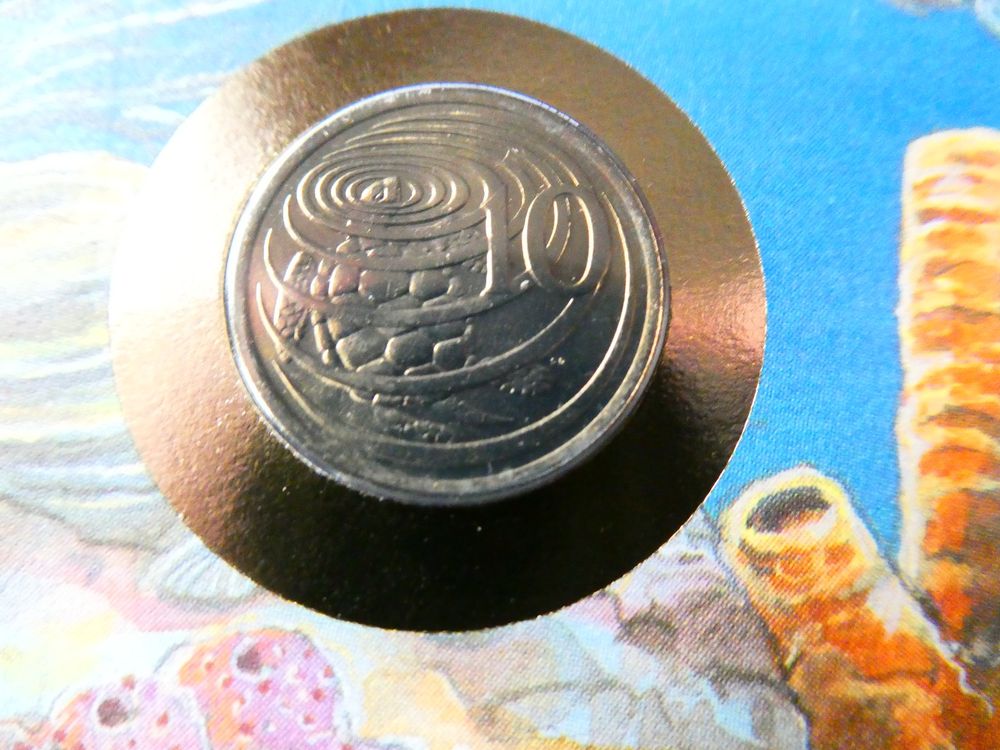 Cayman Islands 1987, 10 Cents - unzirkuliert - Münzbrief (Neu (gemäss Beschreibung)) in ...