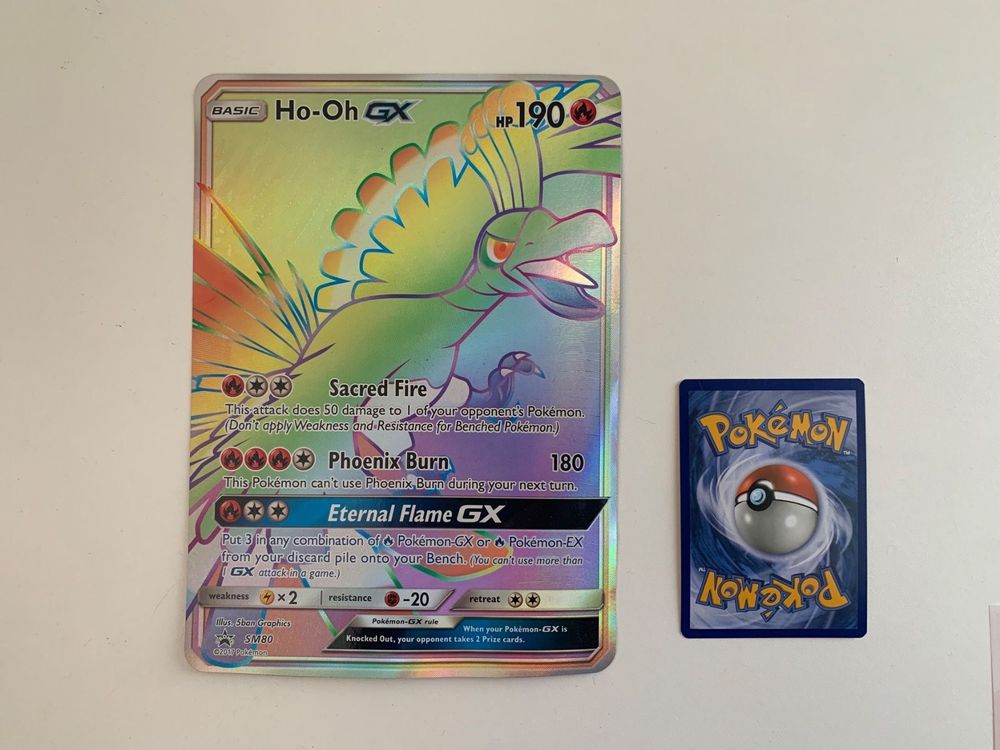 Ho-Oh GX (Full Art / Rare) XXL- Karte | Kaufen auf Ricardo