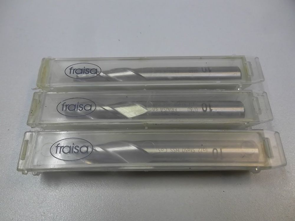 FRAISA Fräser Schaftfräser HSS Ø 10 mm 3 Stk. (neu) (Neu und ...