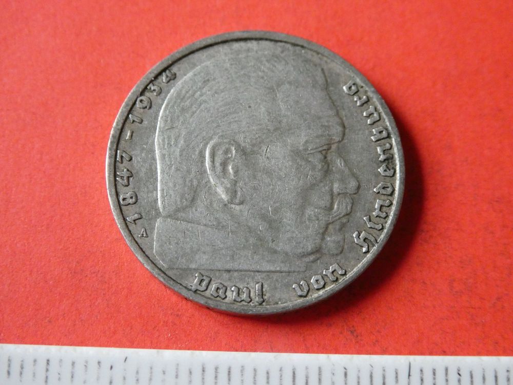 Dt. Reich 1937 A, 2 Reichsmark - Silber (Gebraucht) in Hinterforst für CHF 7 – mit Lieferung auf ...